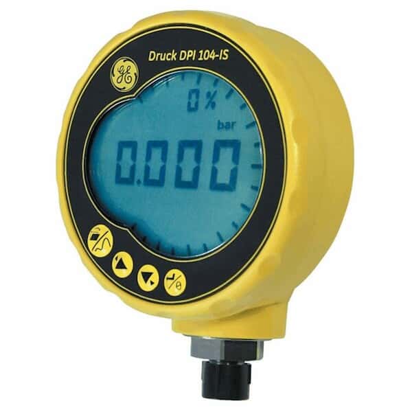 GE Druck DPI104S-I-4-15000PSI-SG Digital Test Gauge, Intrinsically-safe ...