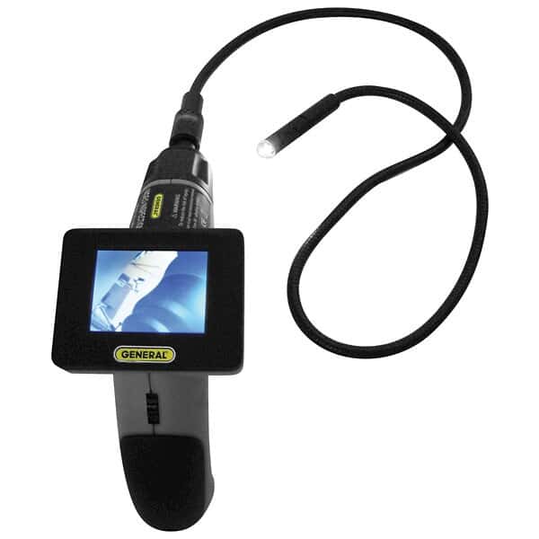 General Tools DCS300 Video Inspection Camera/Borescope, 12 mm dia Probe ...