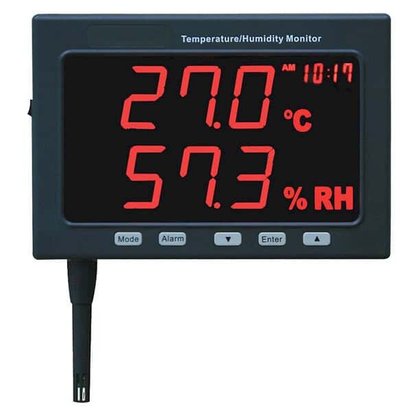 General Tools & Instruments LRTH185DL Jumbo LED display temperature ...