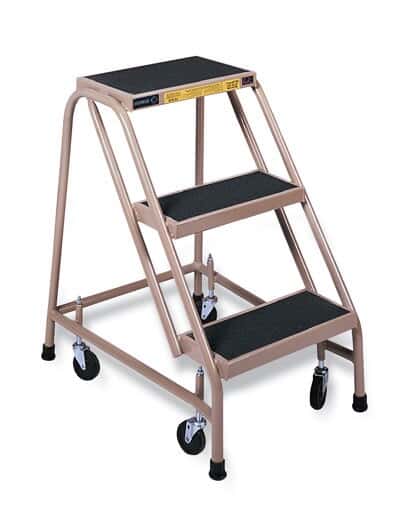 Gillis Mfg F2N1 Rolling stepstool, 2 steps, 20" overall height from ...