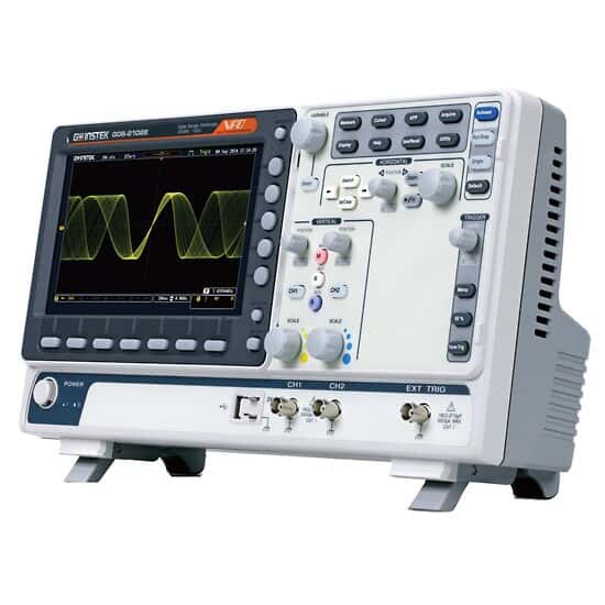 GW Instek GDS-2072E Digital Storage Oscilloscope, 70 MHz, 2-channel ...