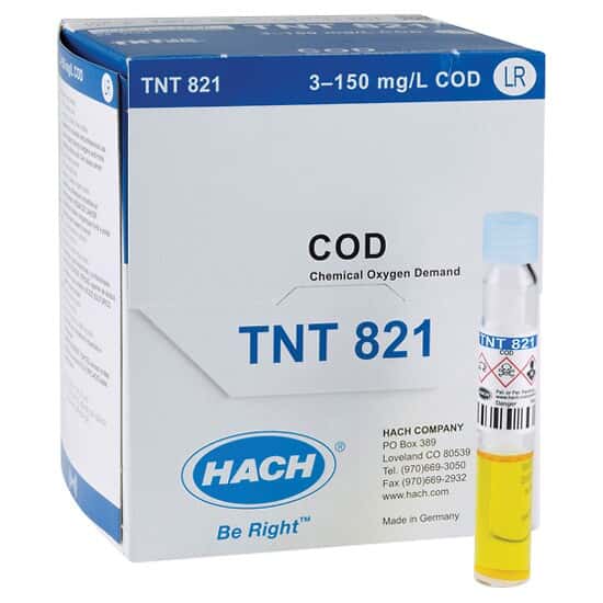 Hach TNT82106 TNTplus® Spectrophotometer Chemistry, Low Range COD, 3 to ...