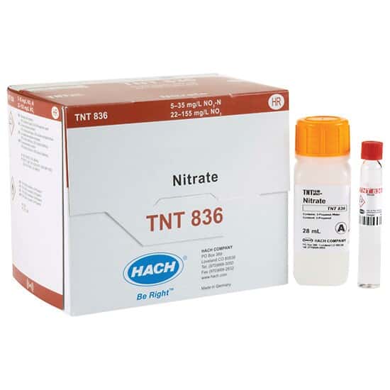 Hach TNT836 TNTplus® Spectrophotometer Chemistry, High Range Nitrate, 5 ...