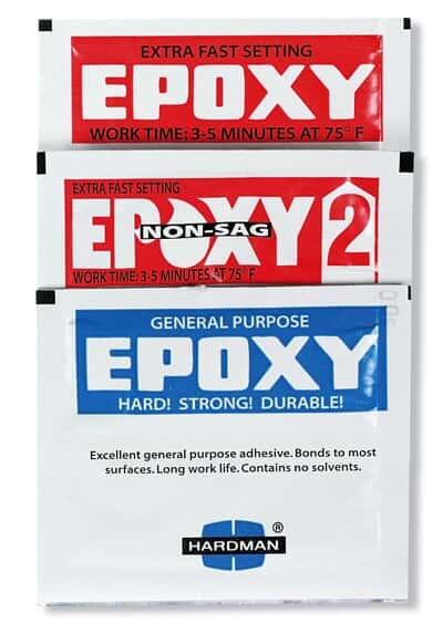 Always in Stock - Hardman Double Bubble® Epoxy Pouches, Extra Fast ...