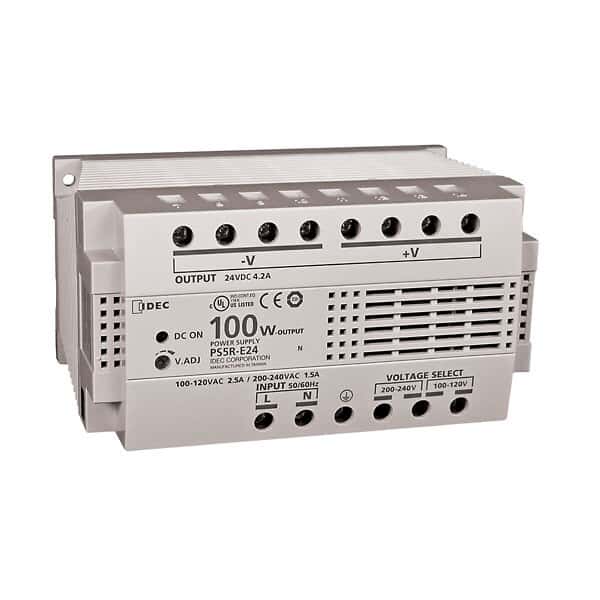 Idec PS5R-SD24 DIN-Rail Power Supply 60W (24 VDC, 2.5 A) from Cole-Parmer