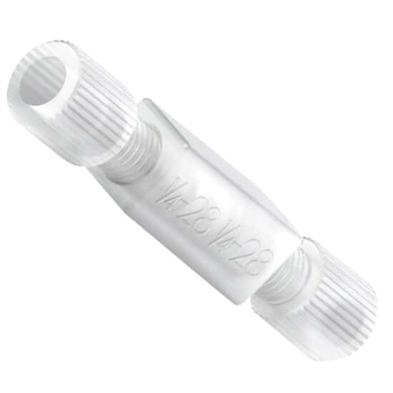 Idex Inline Solvent Filter, UHMWPE, 10 µm, 1/16" OD, 1/4-28 Flat Bottom ...