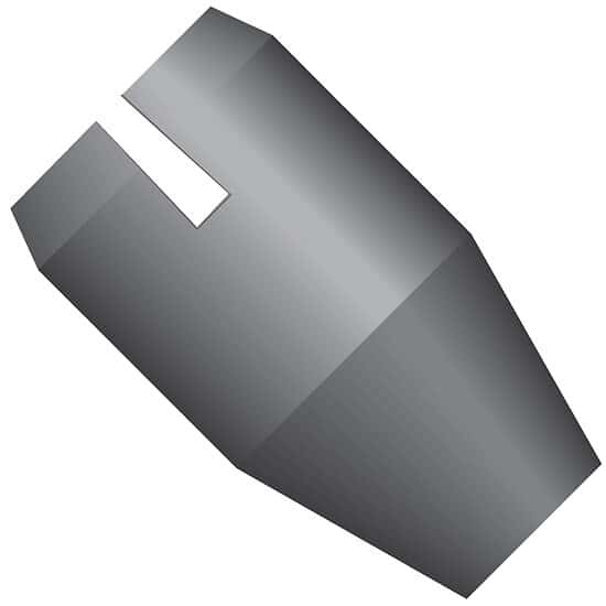 Idex SealTight™ Ferrule, Black PEEK, 1/16" OD Tubing, 10-32 or M6 Coned ...