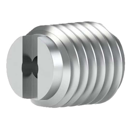 Idex Flangeless Male Nut, FlushNut™, SS, 1/8" OD Tubing, 1/4-28 Flat ...