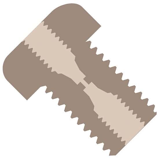 Idex Low-Pressure Union Body, Bulkhead, Natural PEEK, 0.040" Bore, 1/4 ...