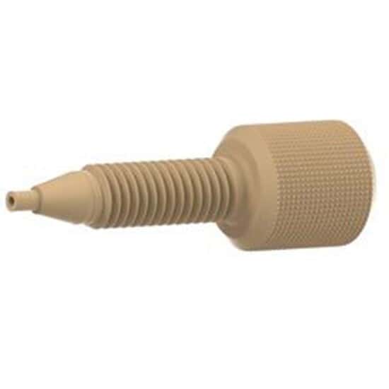 Idex Threaded Adapter, Extra Long, PEEK, 0.030" ID, 1/4-28 Flat Bottom ...