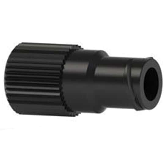 Idex Threaded Luer Adapter, Natural/Black PEEK, 0.040" Bore, Male Slip ...