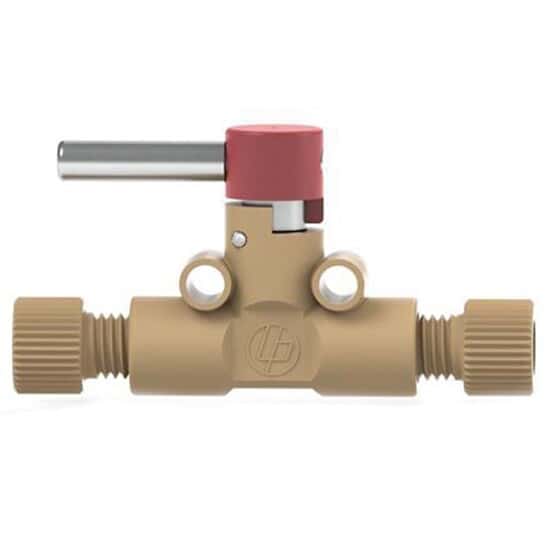 Idex Shut-Off Valve With Fittings, Natural PEEK, 1/8" OD Tubing; 1/EA ...