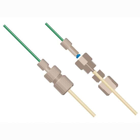 Idex Peristaltic Tubing Adapter, PEEK/ETFE, 0.030" Bore, up to 0.18" OD ...