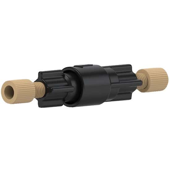 Idex Back Pressure Regulator Assembly, PEEK, 500 psi, 1/32" to 1/16" OD ...