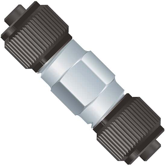 Idex VHP MicroTight Union Assembly, PEEK/SS, 0.006" ID, 360 µm OD ...
