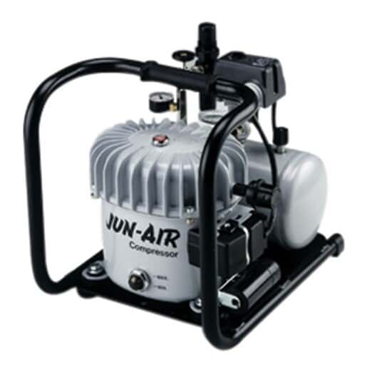 JUN-AIR Jun-Air Oil-Lubricated Piston Air Compressor, 2.12 cfm, 120 psi ...