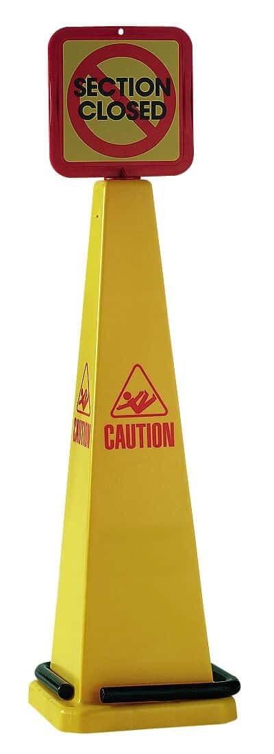 Kimberly-Clark 23887 Floor cone signs, 35 inches from Cole-Parmer Canada