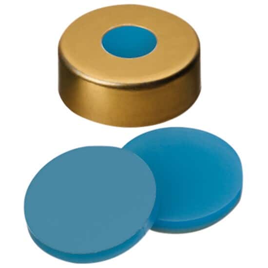 Kinesis Gold Aluminum/Stainless Steel Magnetic Crimp Cap, 20 mm Dia ...