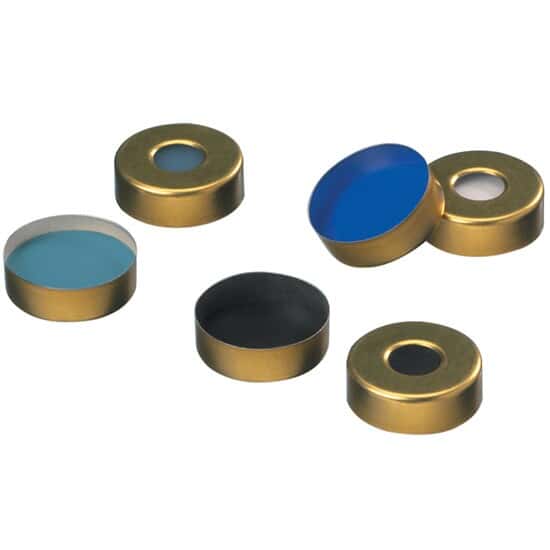 Kinesis Gold Aluminum/Stainless Steel Magnetic Crimp Cap, 20 mm Dia ...