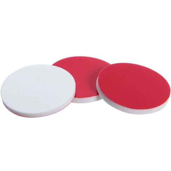 Kinesis Silicone/PTFE Septum, 15 mm; 1000/pk from Cole-Parmer