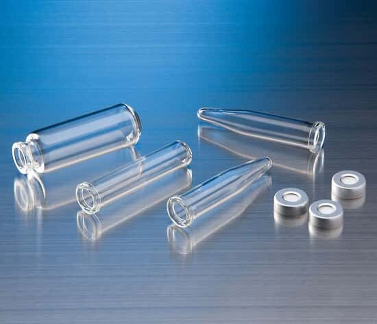 Cole-Parmer Microwave Vial w/ Crimp Cap, 10 to 20 mL, Silicone/PTFE, 20 ...