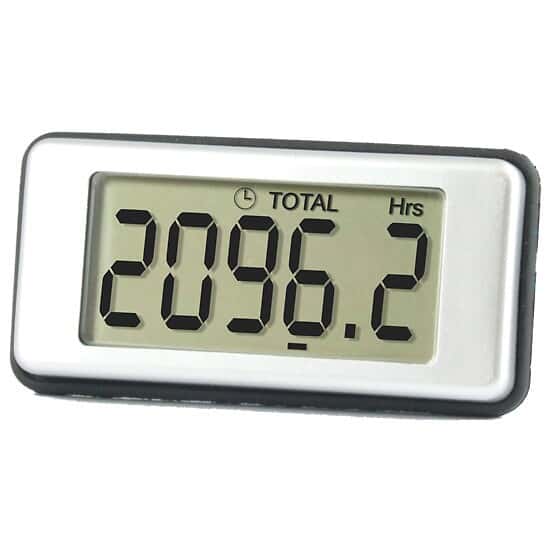 Lascar Electronics EMC 1500 Round Hole Mount Panel Hour Meter, LCD from ...