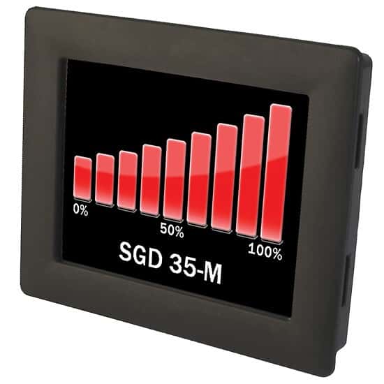 Lascar Electronics SGD 35-M PanelPilot 3.5" Graphic Panel Meter; 0-40 ...