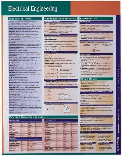Electrical Engineering Wall Chart, laminated from Cole-Parmer Canada
