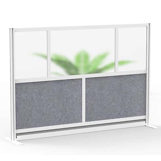 Luxor Modular Room Divider Wall System, Starter Wall, 70" x 48"; 2/Pk ...