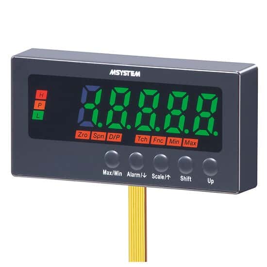 M-System 47NLV-AR-R Digital Panel Meter, 4-20 mA input, 24VDC from Cole ...
