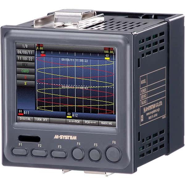 M-System 73VR3100-E-R Paperless Recorder, 2-Point +/-20mA +/-10VDC ...