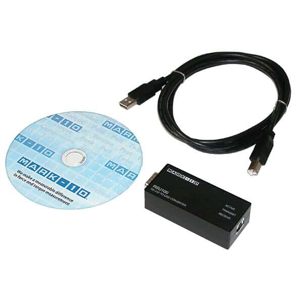 Mark-10 RSU100 Communication Adapter, RS232 to USB for Test Stand ...