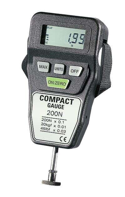 Mecmesin 860-010 Low-cost force gauge, 45 lb/20 kg capacity from Cole ...