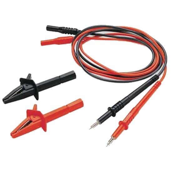 Megger Test Lead Set with Crocodile Clips for Insulation Testers from ...
