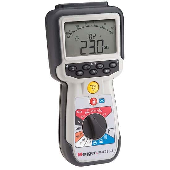 Megger MIT481/2 Three Terminal Insulation Tester with Storage and ...