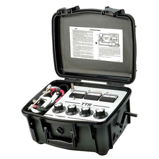 Megger 550005B Single-Phase TTR Test Set, Hand-Cranked from Cole-Parmer