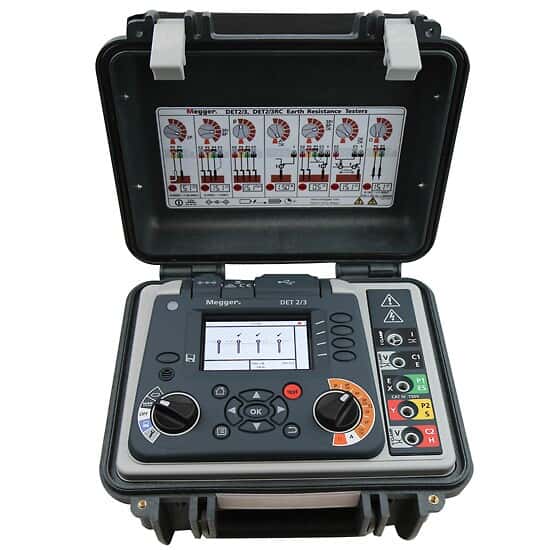Megger DET2/3RC High Performance Ground Tester with Remote Control and ...
