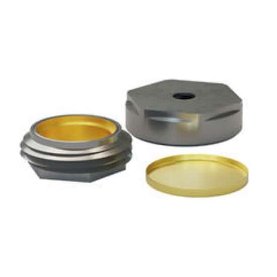 Mettler Toledo High-Pressure Crucible, Gold-Plated Stainless Steel, 30 ...