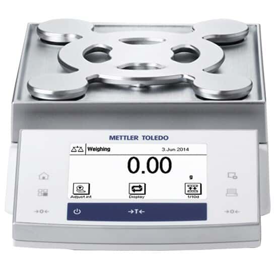 Mettler Toledo XS6002SDR XS Toploading Balance, 1200/6100g x 0.01g/0.1g, 115 V from Cole-Parmer