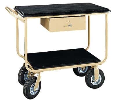 MIC2436-DRLK-T Nonconductive instrument cart with locking drawer from ...