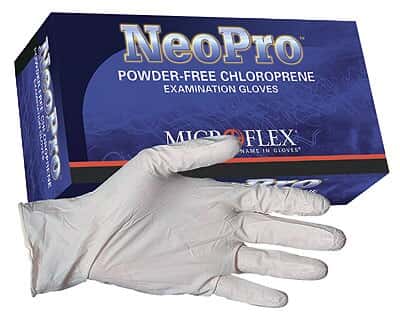 Microflex NP144-L NeoPro Chloroprene Gloves, size large from Cole-Parmer