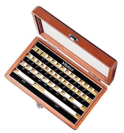 Mitutoyo Ceramic calibrating gauge block kit, 35 pieces from Cole-Parmer