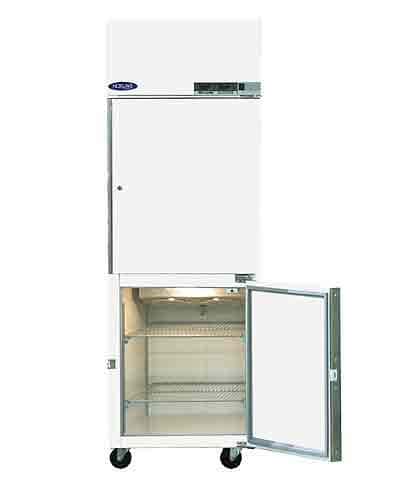 Nor-Lake NSRF202WWW/5 Refrigerator/Freezer Combination, 2 Doors, 2 LED ...