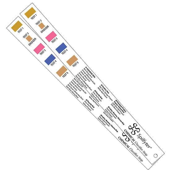 NPS Spilfyter Chemical Classifier Strips, 10/Pack from Cole-Parmer ...