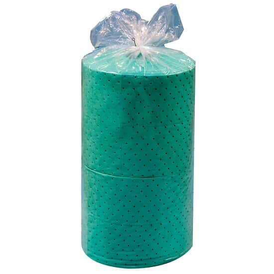 NPS Spilfyter Premium Universal Green Spill Roll, Light-Weight, 16" x ...