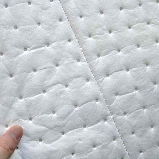 NPS Spilfyter Premium Oil-Only White Spill Pad, Heavy-Weight, 16" x 18 ...
