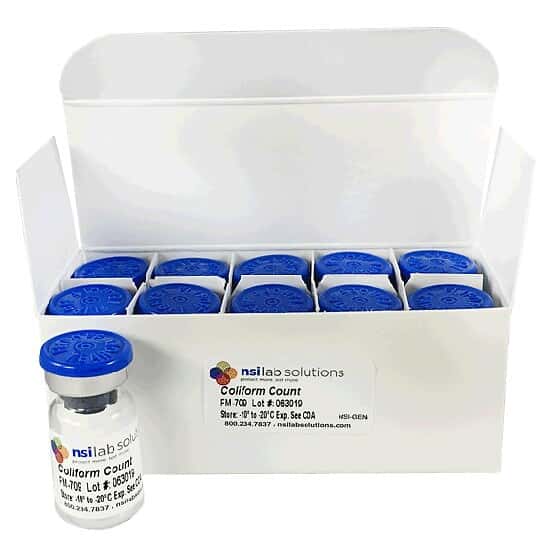 NSI Lab Solutions FM-709-10 Coliform Count CRM for 3M™ Petriflm™ Plate ...