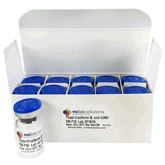 NSI Lab Solutions FM-710-20 E.coli /Coliform Count CRM for 3M™ Petriflm ...