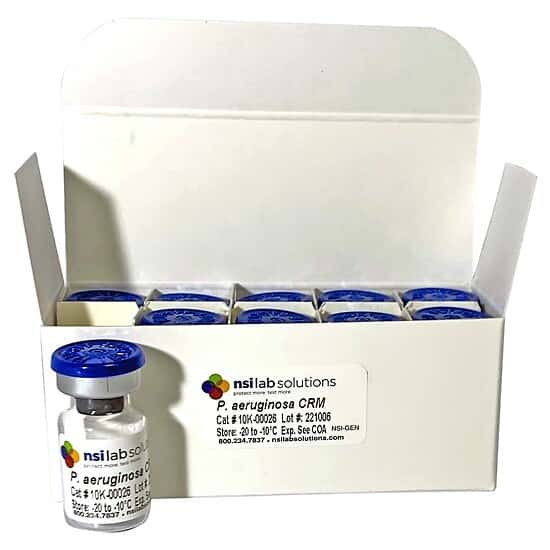 NSI Lab Solutions 10K-00026 P. aeruginosa NCTC 12924 Pharmaceutical ...