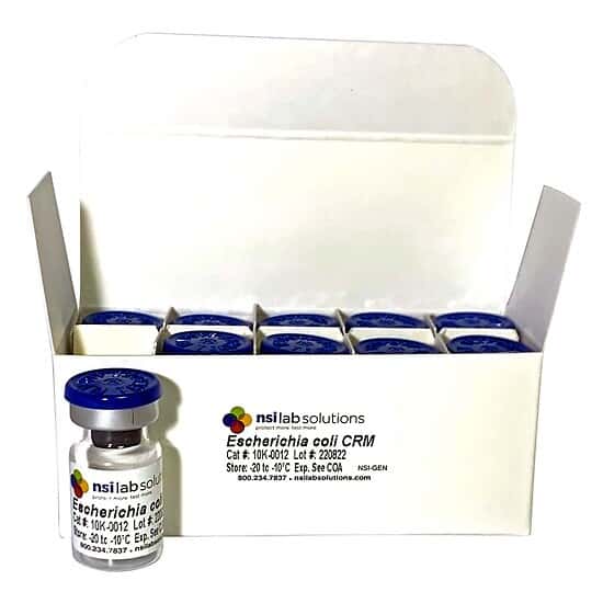 NSI Lab Solutions 10K-0012 E. coli NCTC 12933 Pharmaceutical Culture ...